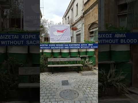 Buffer zone Wall in Nicosia Cyprus (Green Line)