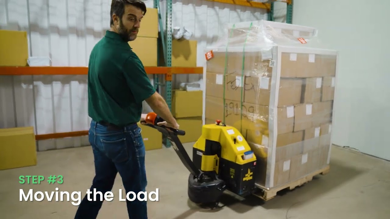 How to use Electric Pallet Jacks at WareSpace | Tutorial