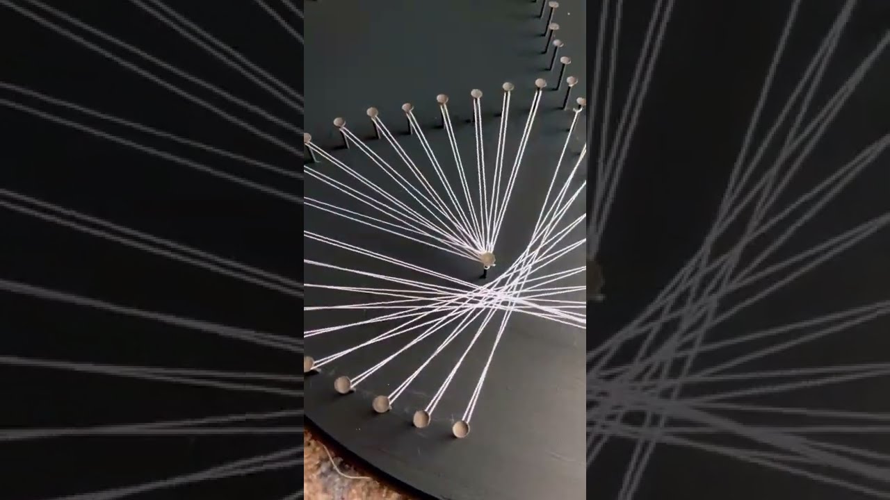 DIY. How to do String art