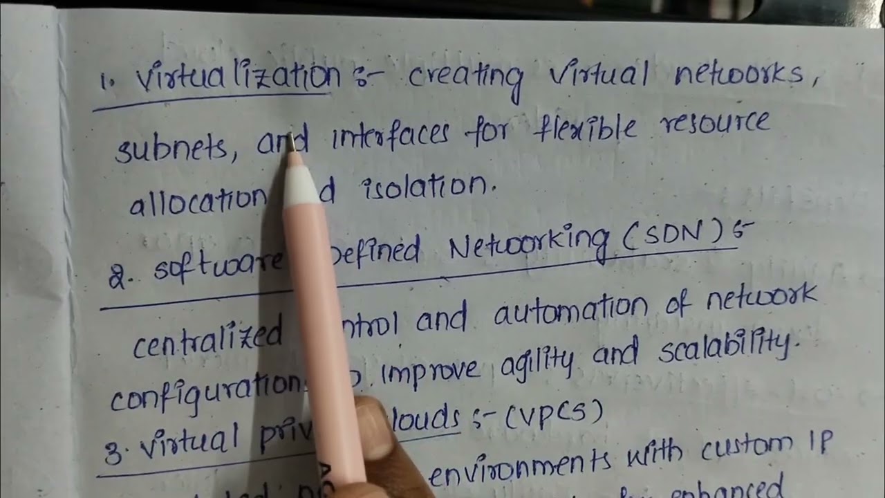 UNIT 4: Networking For Cloud Computing 