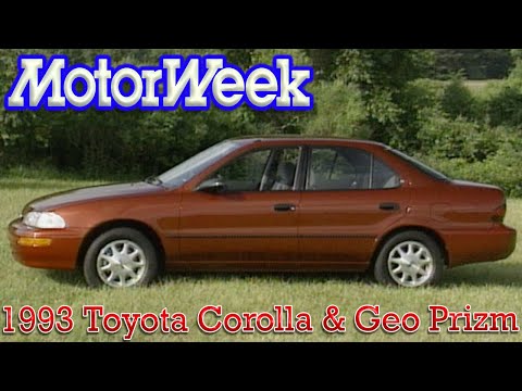 1993 Toyota Corolla & Geo Prizm | Motor Week Retro Review