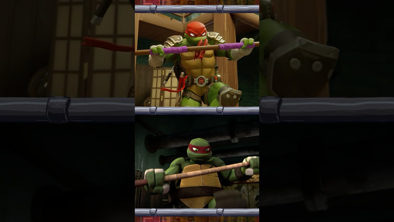 raph and donnie battle each other in FORTNITE! #tmnt