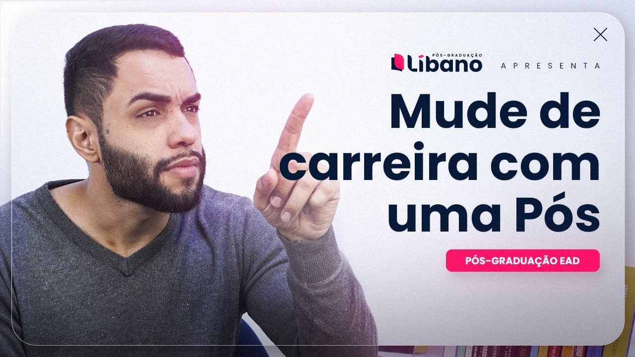 COMO MUDAR DE CARREIRA FAZENDO UMA PÓS GRADUAÇÃO.