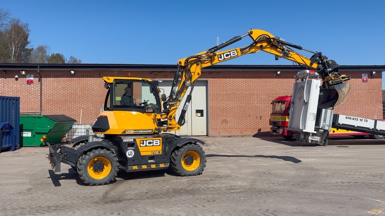 Grävmaskin JCB HD110WT 4F, Karlstad, Klaravik auktioner