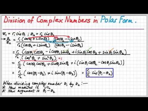 SM4D Complex Numbers. Basic Operations in Modulus Argument Form. | Mr ...