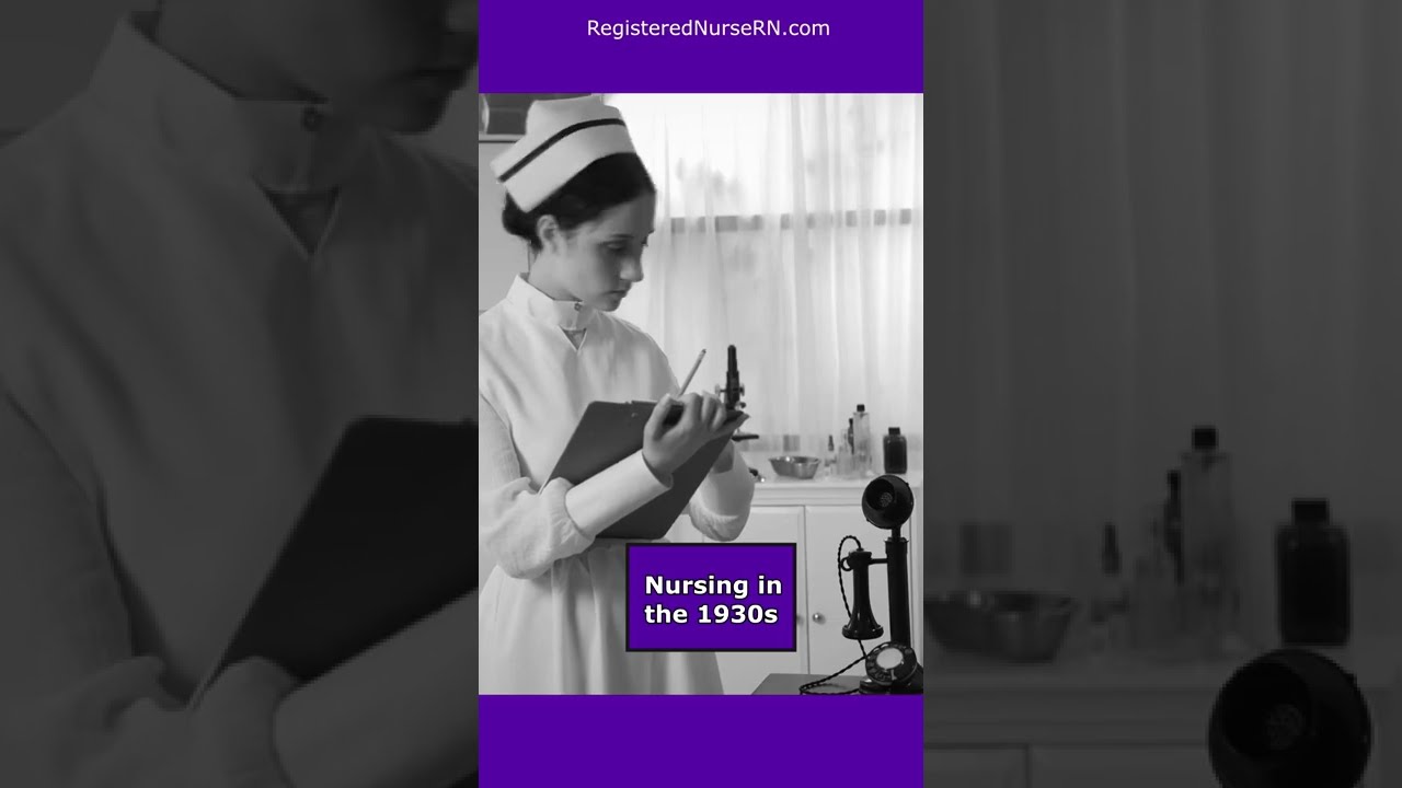 Old Nurse vs New Nurse (1930s Archive Footage to 2022) #shorts