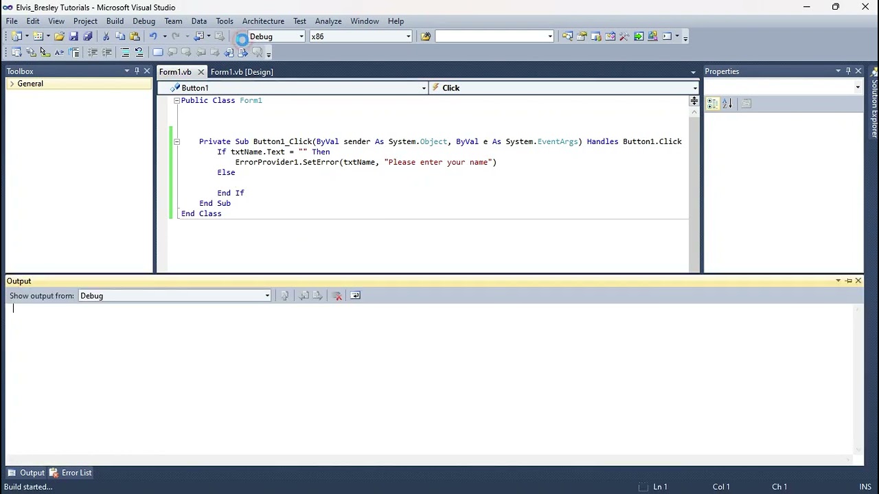 How to use Errorprovider for errors in vb.net
