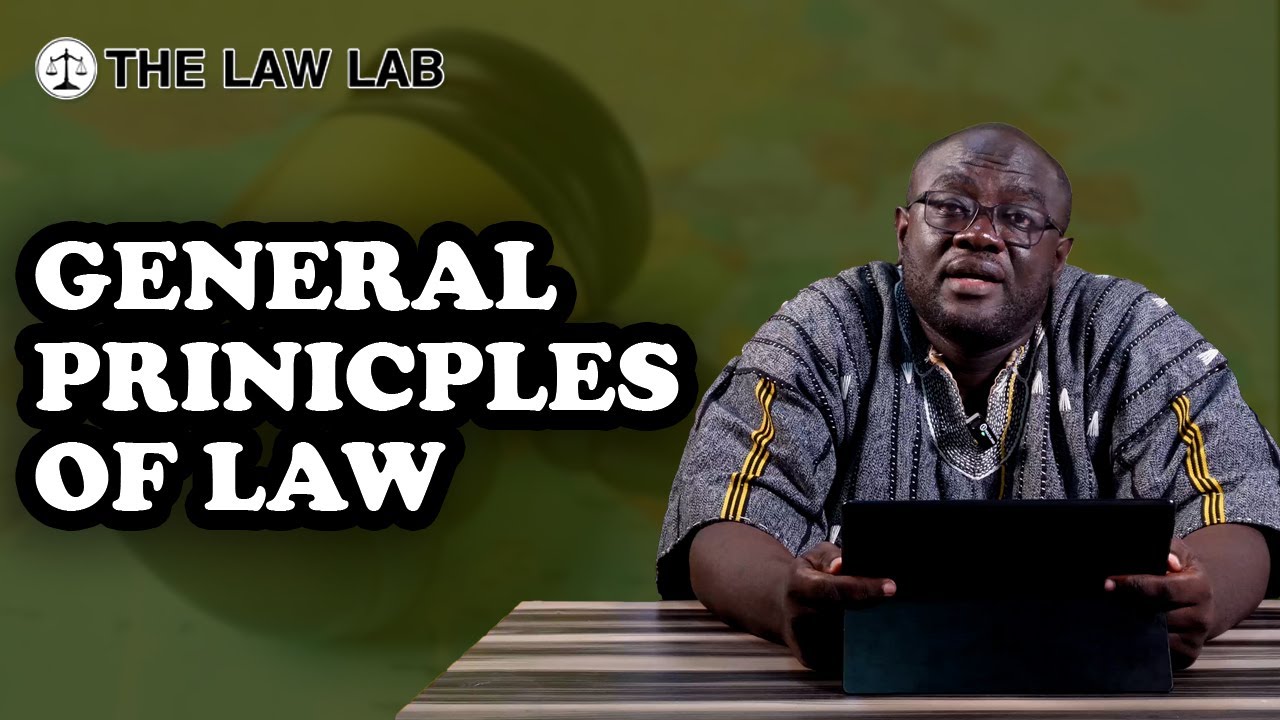 General principles of law
