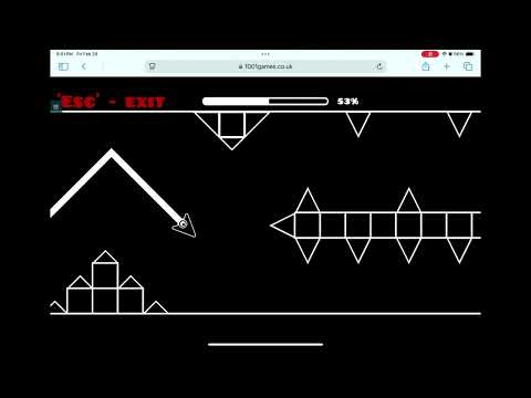 I played Geometry Arrow