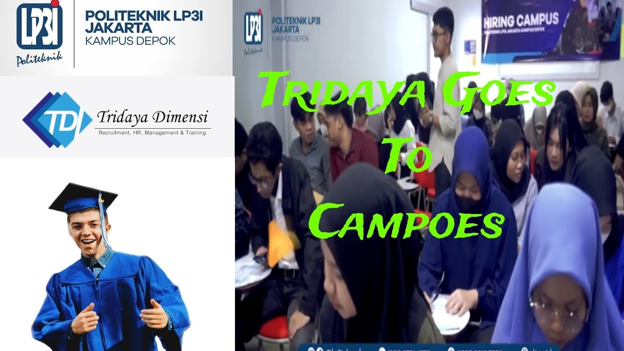Pt Tridaya Dimensi Indonesia Goes To Kampus LP3i Depok #alihdaya #recruitment #kampus