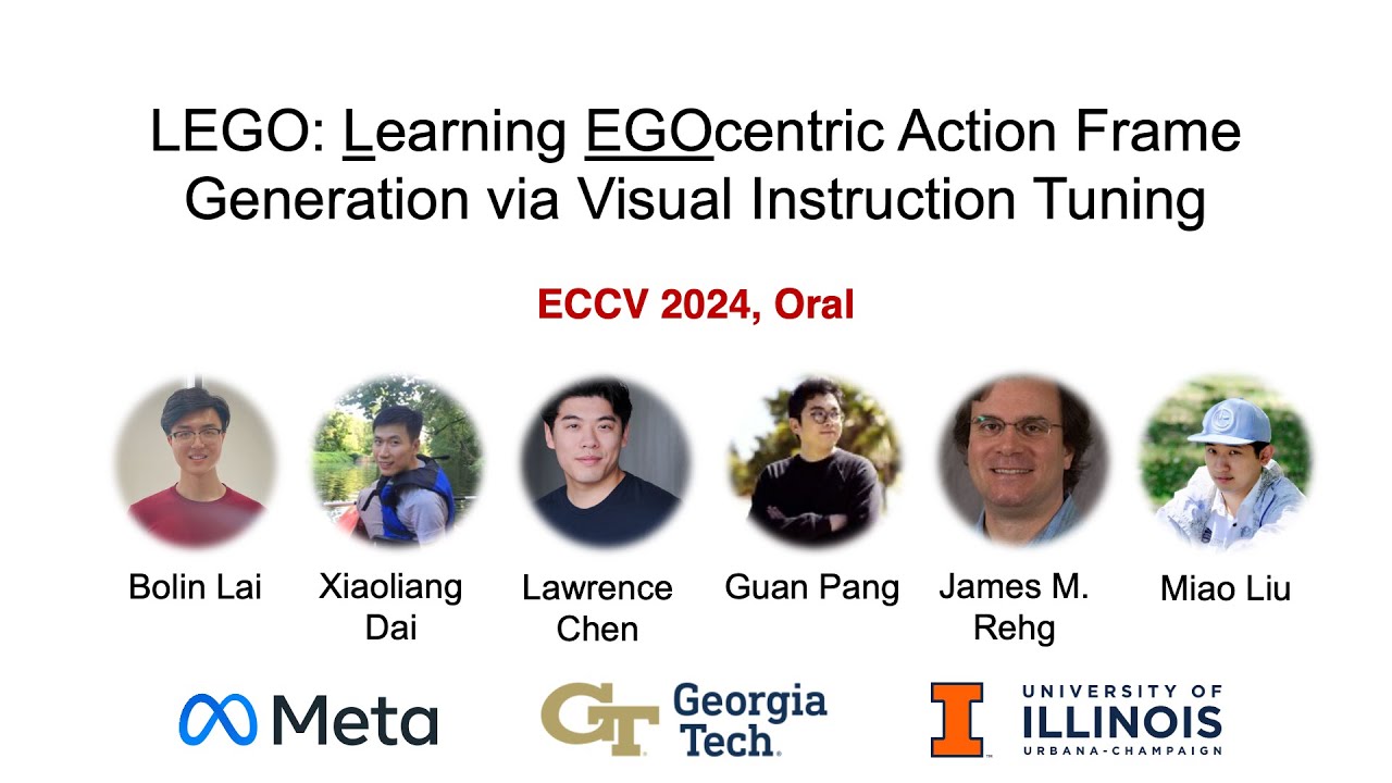 [ECCV2024, Oral] LEGO: Learning Egocentric Action Frame Generation via Visual Instruction Tuning
