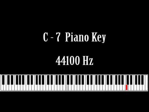 C - 7 Piano Key Note Sound Effect Free High Quality Sound FX