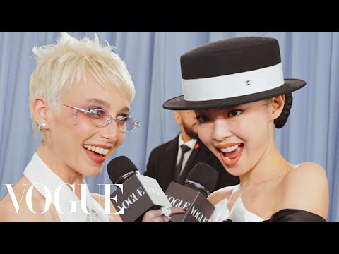 Jennie Is Obsessed With Her Met Gala Look | Met Gala 2025 With Emma Chamberlain | Vogue