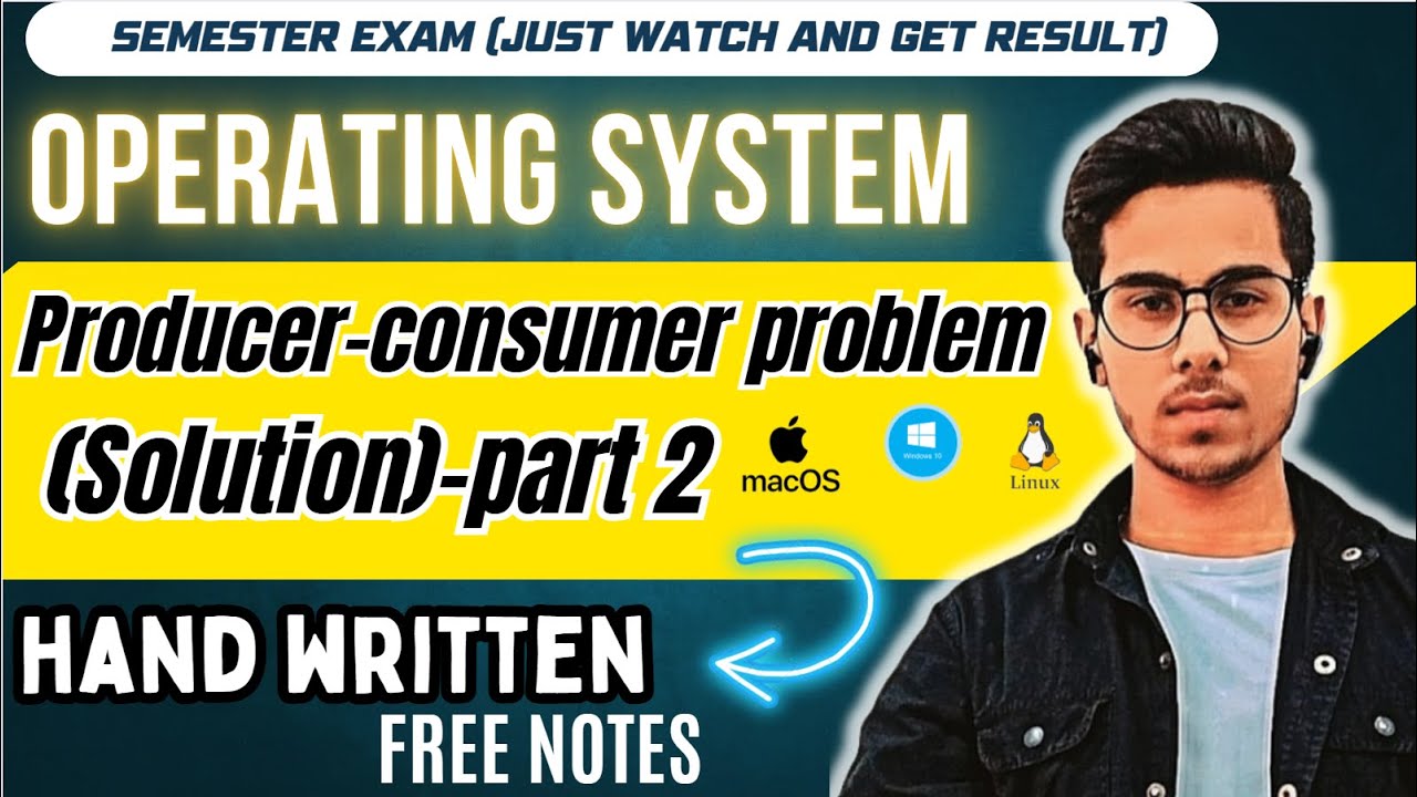 Producer Consumer Problem in Operating System | Easy Explanation with Code & Real-Life Example