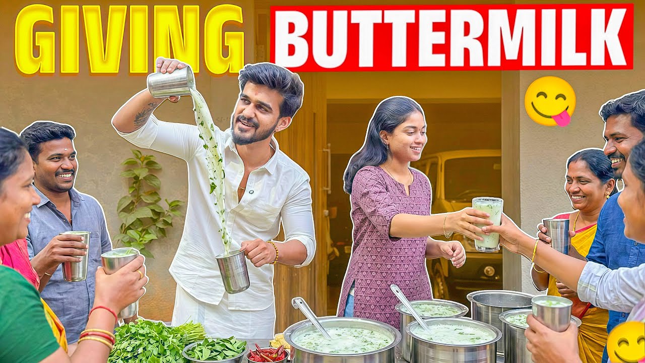 We gave majjige To People ❤️ | Samsameer_insta