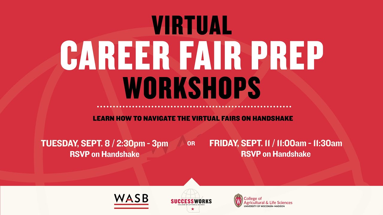 Virtual Career Fair Prep Workshop