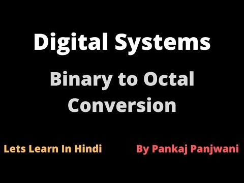 Learn Digital Systems | Binary to Octal Conversion | Hindi - Mind Luster