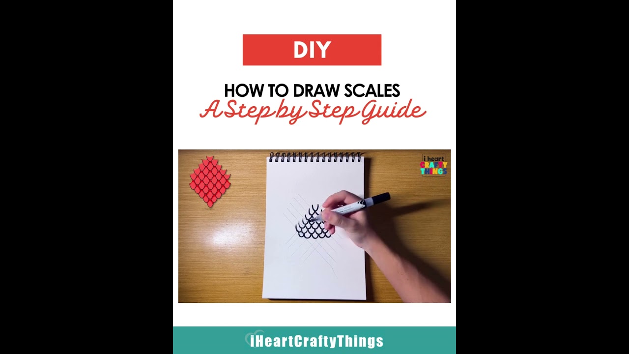 How to Draw Scales - Easy Step-by-Step Tutorial for Kids and Beginners  #howtodraw #learntodraw