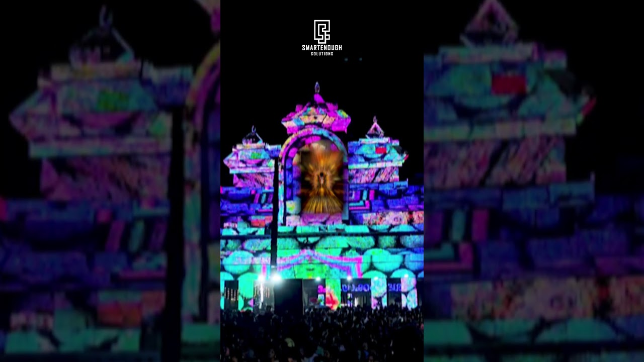 SmartEnough Solutions crafts striking visuals that bring Manapullikavu Vela to life with creativity.