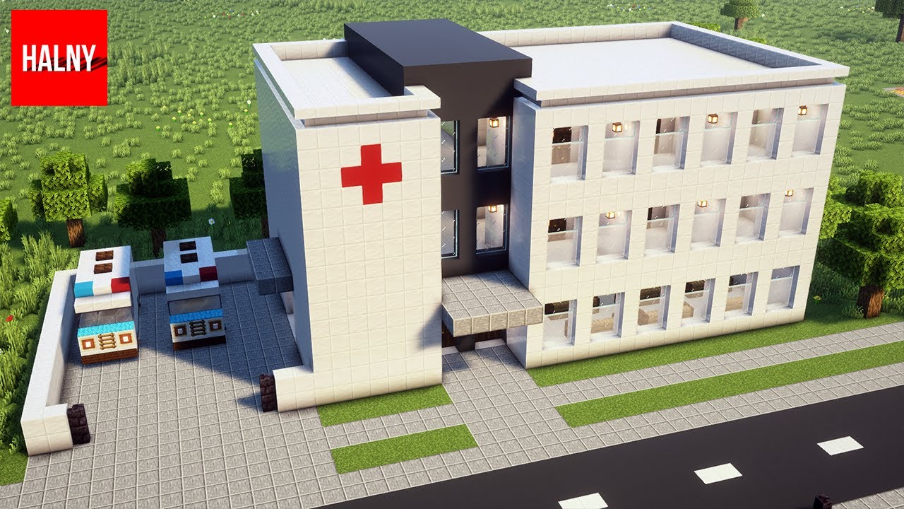 Hospital in Minecraft - Tutorial - Minecraft Builders