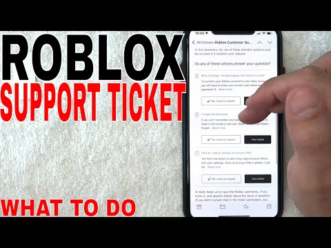 ✅ What To Do With Roblox Support Ticket 🔴