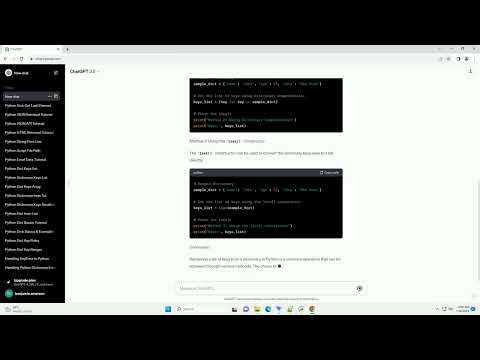 python get list of dict keys