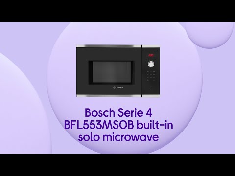 Bosch Serie 4 BFL553MS0B Microwave - Stainless Steel | Product Overview | Currys PC World