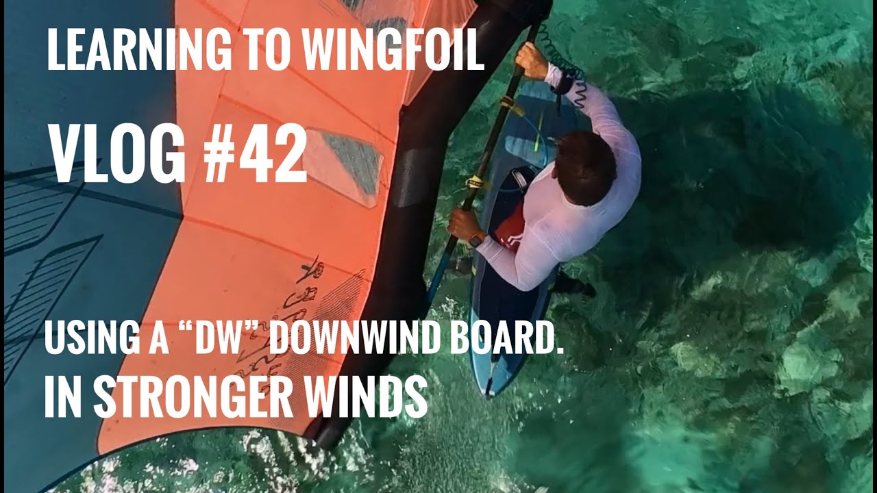 Learning to Wing foil. VLOG #42 Using a 
