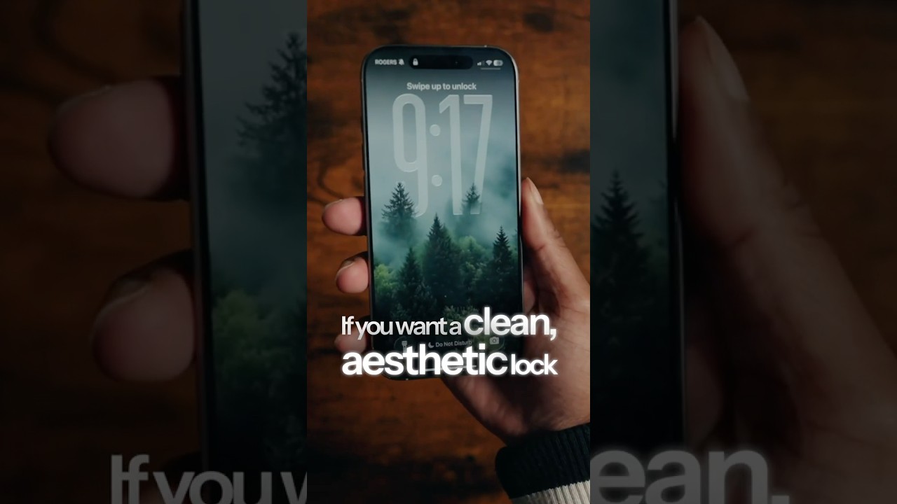 How to Get an AESTHETIC LockScreen On iOS 26! #iOSCustomization #LockScreenDesign #MinimalAesthetic