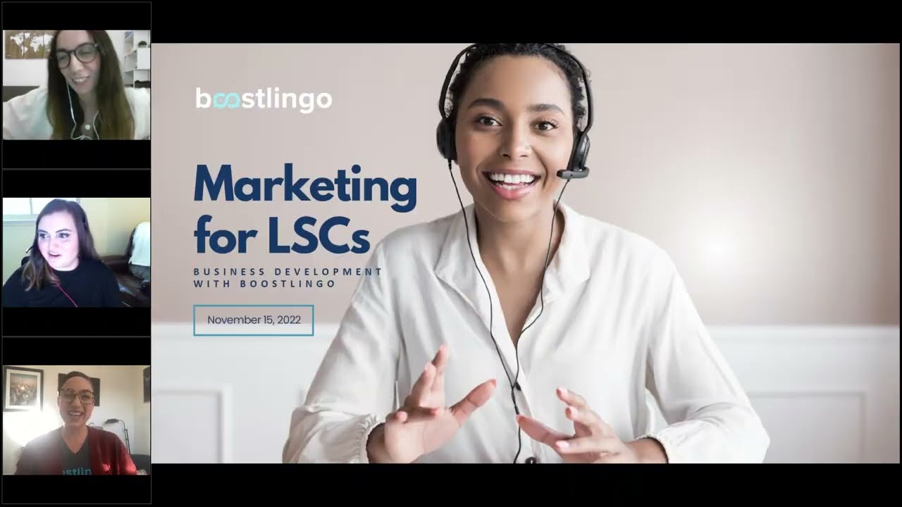 Business Development with Boostlingo  Marketing for LSCs