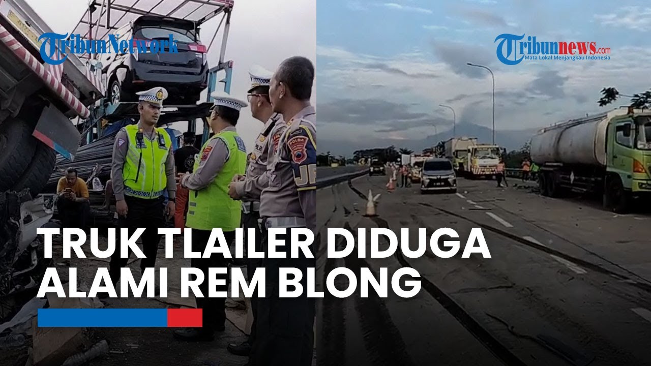 Kronologi Kecelakaan di Tol Semarang-Solo Libatkan 8 Kendaraan, Truk Trailer Diduga Alami Rem ...