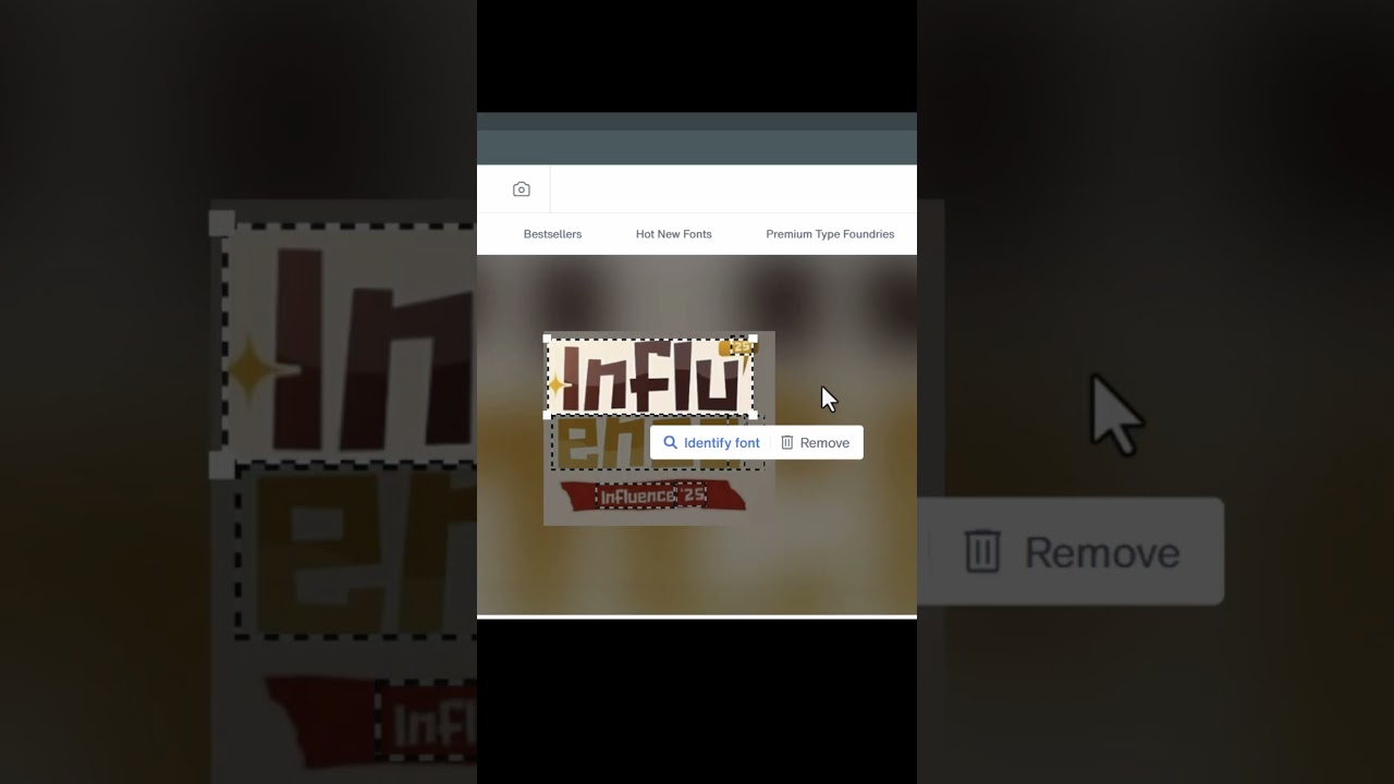 How to Find ANY FONT and Download for FREE. #shorts #freefonts #graphicdesign