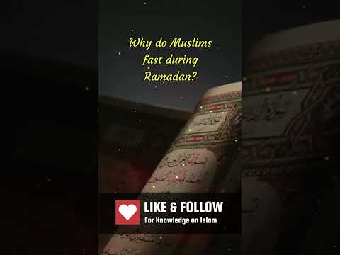 Why do Muslims fast during Ramadan?