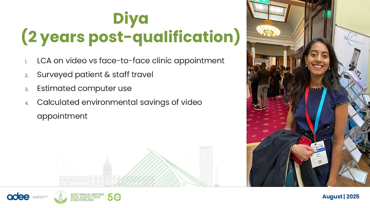 Sustainability in Action: Lexy Lyne’s Journey - ADEE Annual Meeting 2025, Dublin