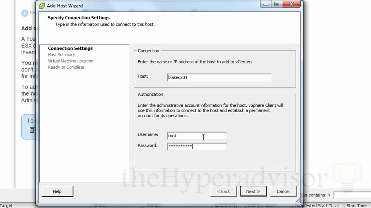 Add host to vCenter 4