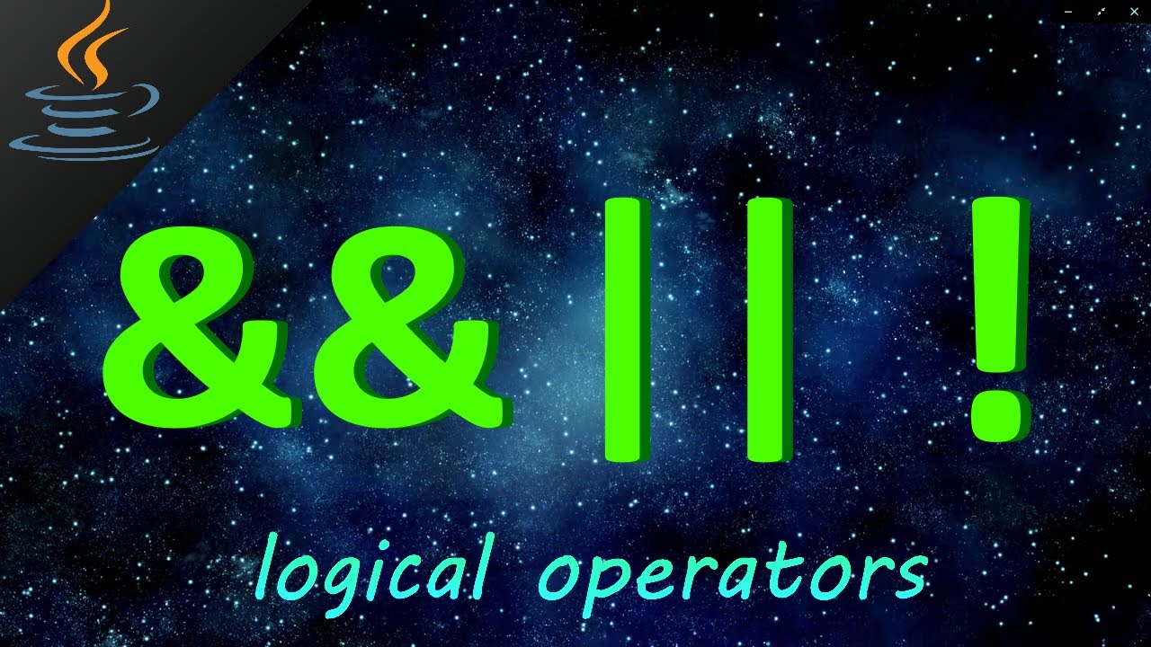 Java logical operators ❗ (AND OR NOT)