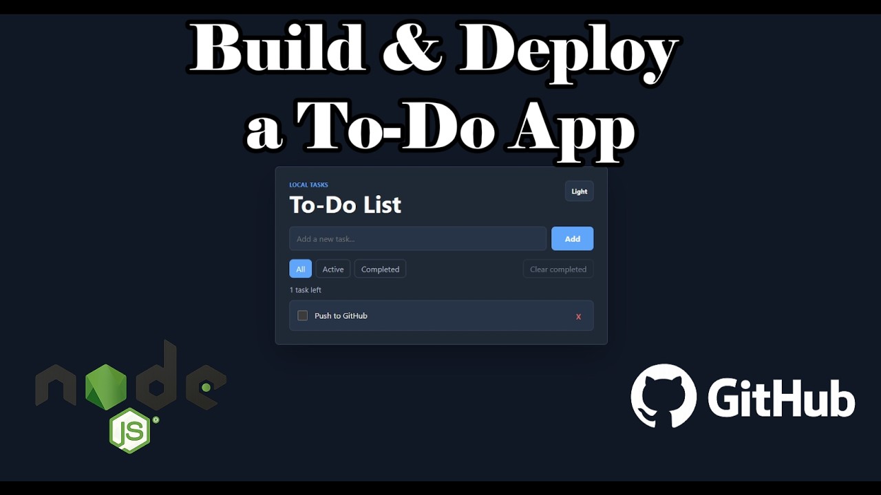 Build & Deploy a To-Do App with Codex | HTML, CSS & JavaScript + GitHub Pages