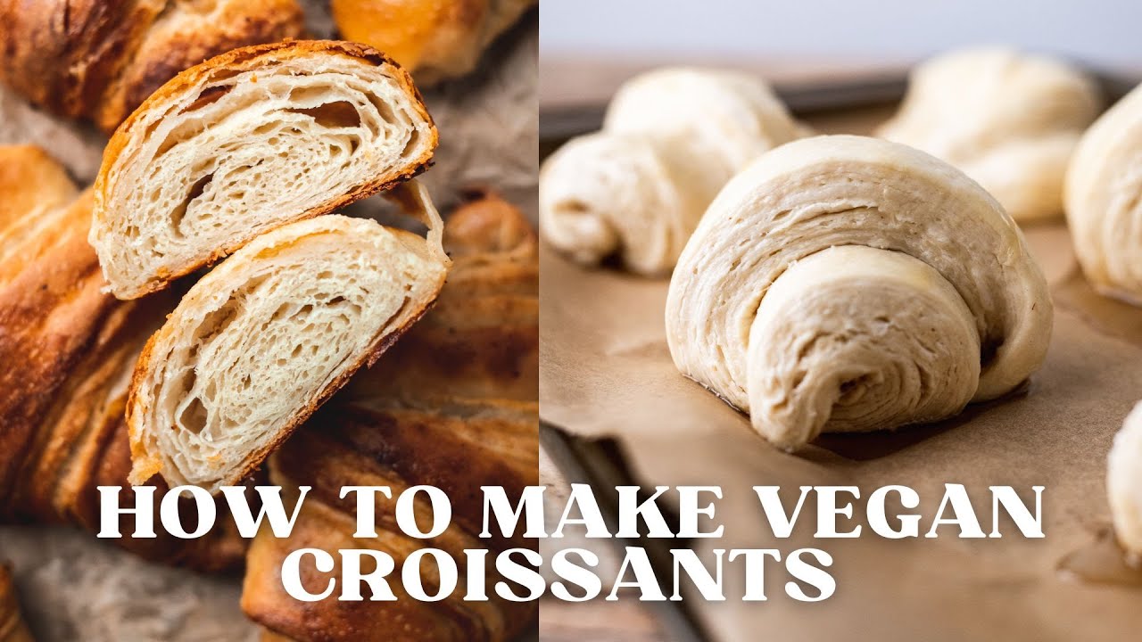 How to Make Vegan Croissants | So flaky and buttery! Unbelievably dairy free!