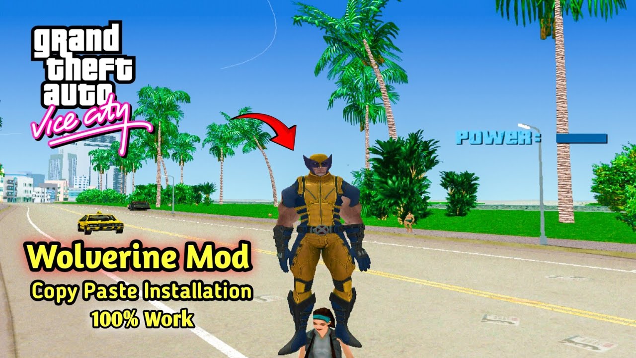 Superhero Wolverine Mod 2 - GTA: Vice City