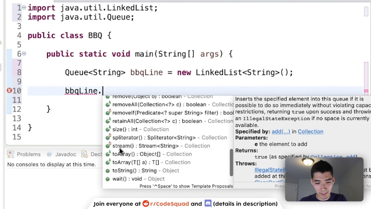 Queue In Java Tutorial #66