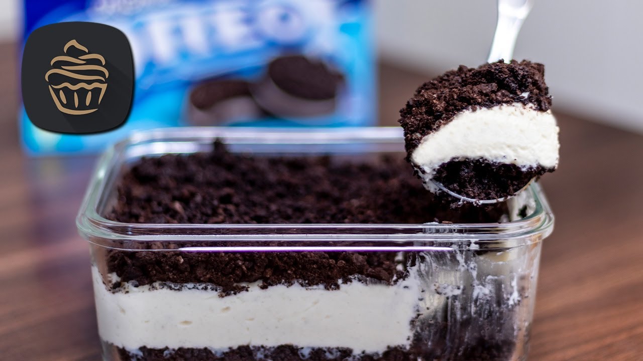 Oreo Dessert - Nur 3 Zutaten - Kein Backen, keine Gelatine!