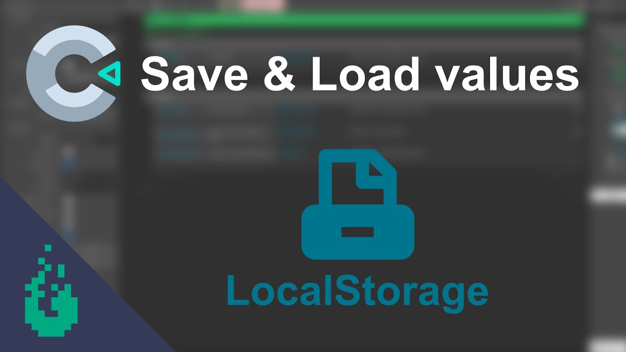 Save & Load values // Quick Tutorials // Construct 3