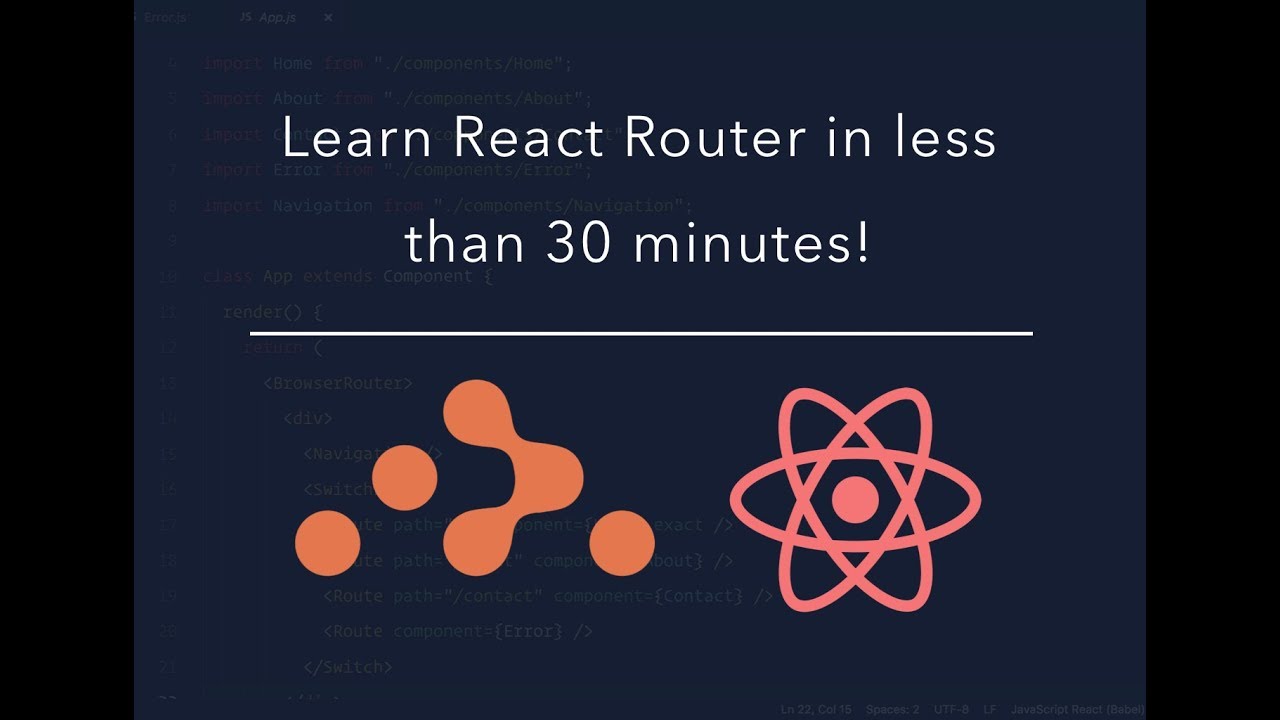 React Router tutorial for beginners | React Router v4