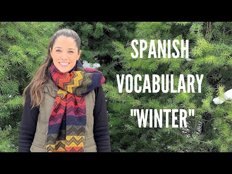 Spanish Vocabulary: Winter