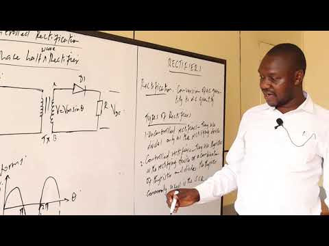 RECTIFIERS PART 1 {Single phase half-wave rectifiers } BY OLOO