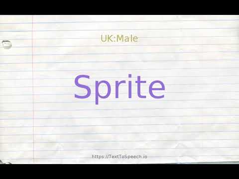 How to pronounce sprite