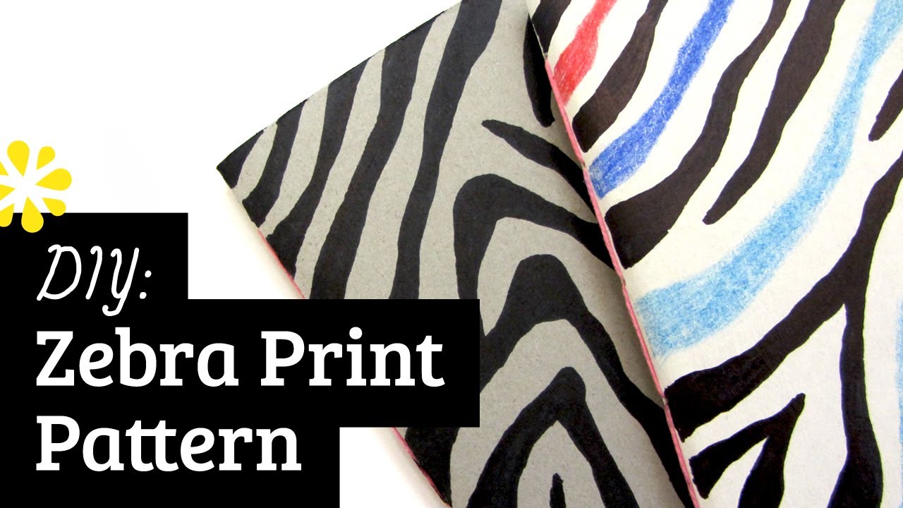 How to Draw Zebra Print Pattern | Sea Lemon