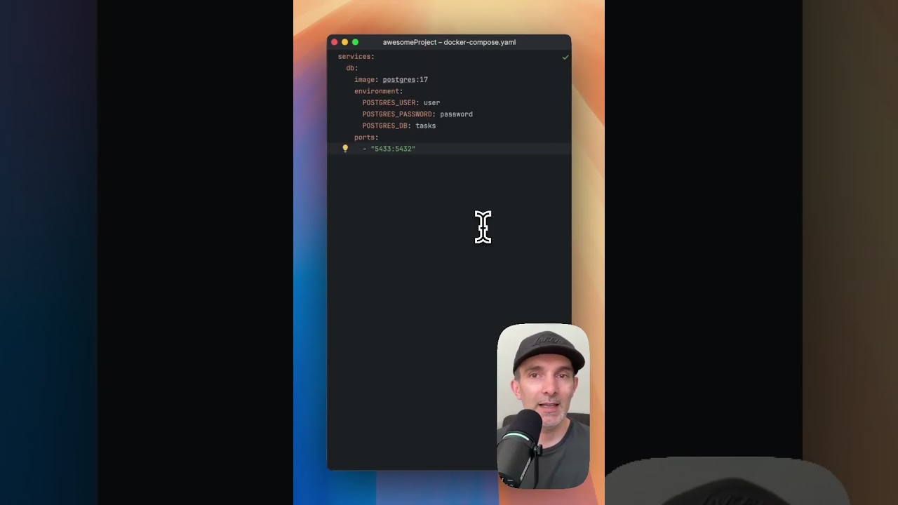 Add Persistent Volume to PostgreSQL in Docker 🐳 | #Docker #PostgreSQL