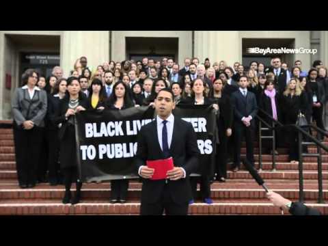 #BlackLivesMatter Contra Costa County Public Defenders demonstrate #Martinez Public Defender Brandon