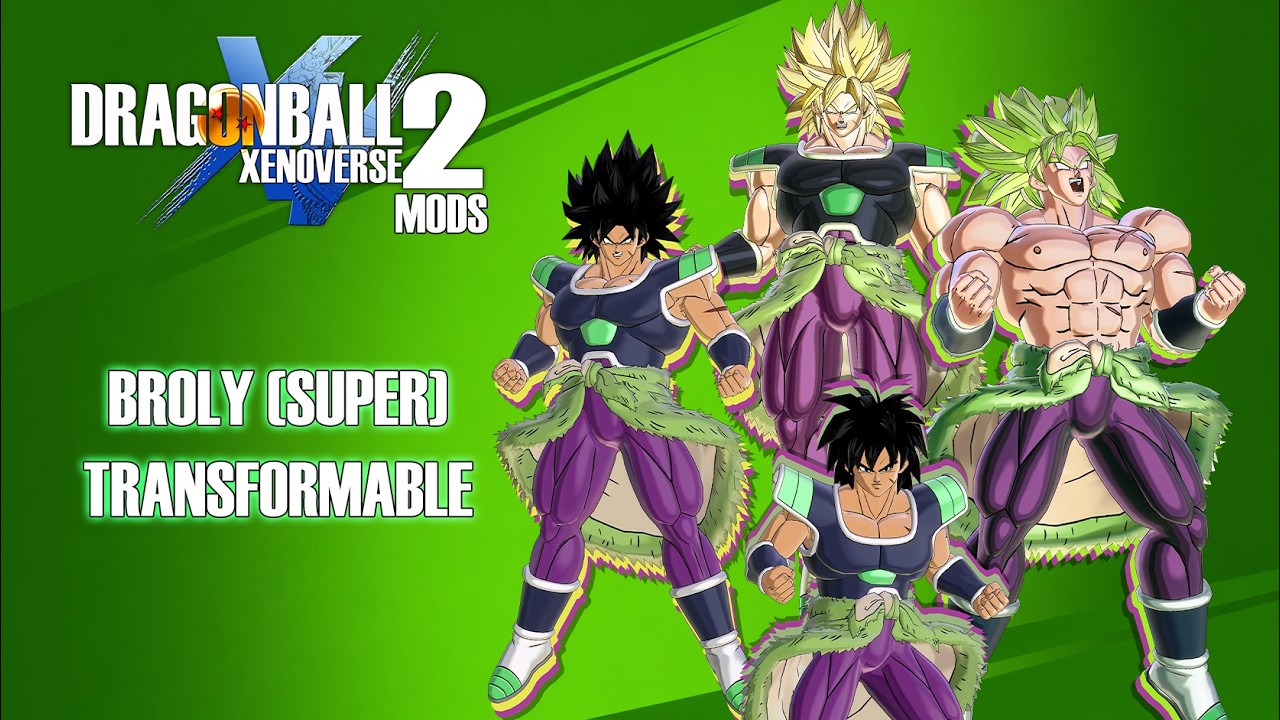 Broly (Super) (Transformable) | Dragon Ball Xenoverse 2 (MOD)